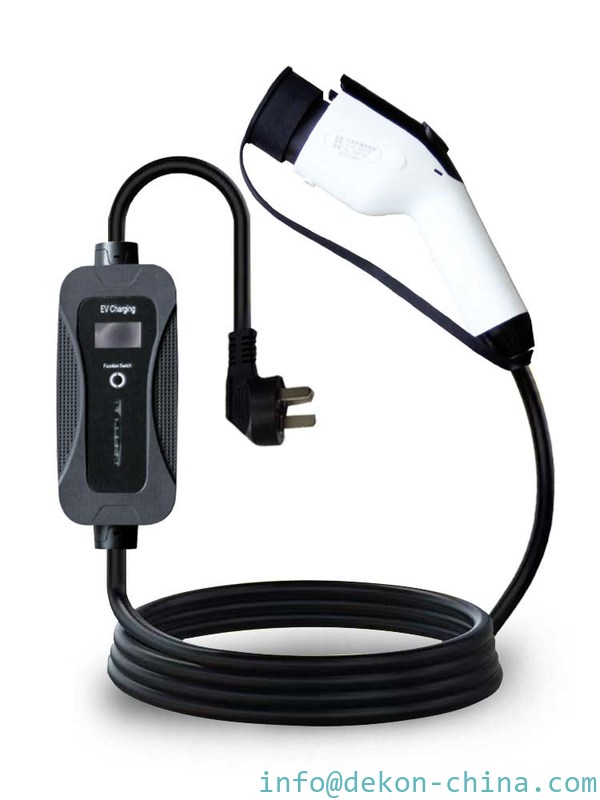 GBT mode2 charger 7kw single phase adjustable current portable ev ...
